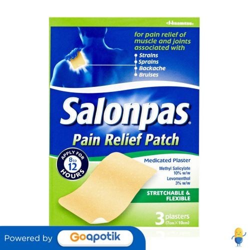 Jual Salonpas Pain Relief Patch 3 Pcs | Shopee Indonesia