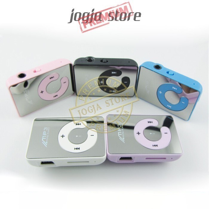 Jual MP3 Player TF Card with Klip Alat Pemutar Musik MP3 Player - Hitam ...