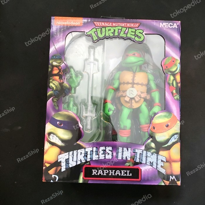 Jual Neca TMNT Turtles in Time Teenage Mutant Ninja Turtle Raphael ori ...