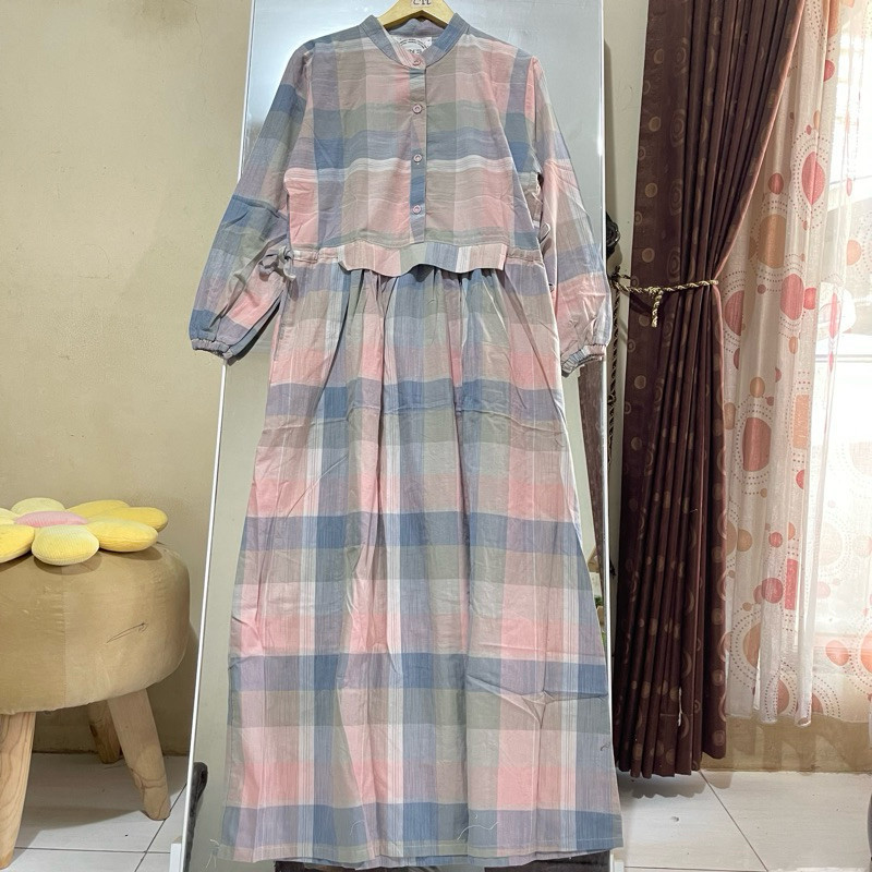 Jual C13-C25 Gamis Katun Triset/Dress Katun/Gamis Wanita katun Triset ...
