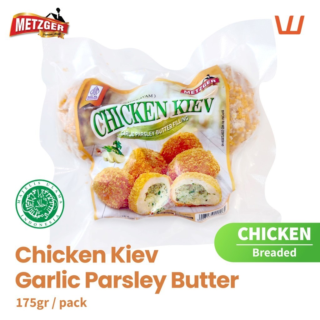Jual Chicken Kiev Garlic Parsley Butter Filling Nugget Ayam Halal ...