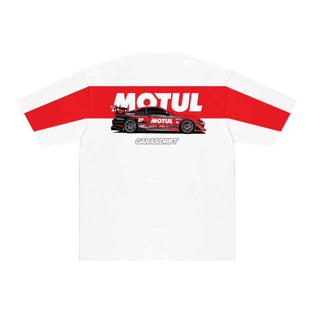 Jual Garasi Drift x Motul T-shirt S15 Red | Shopee Indonesia