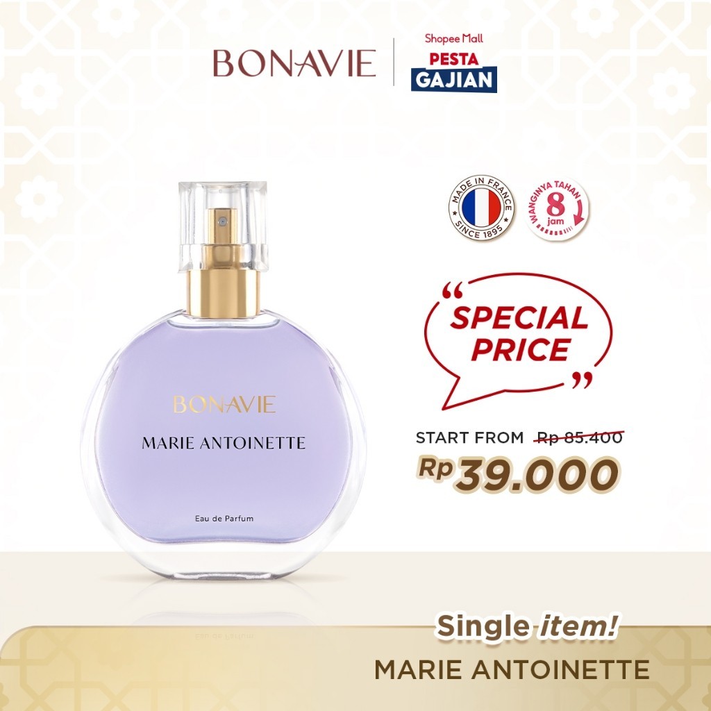Jual Bonavie Eau de Parfum - Marie Antoinette 30ml | Shopee Indonesia