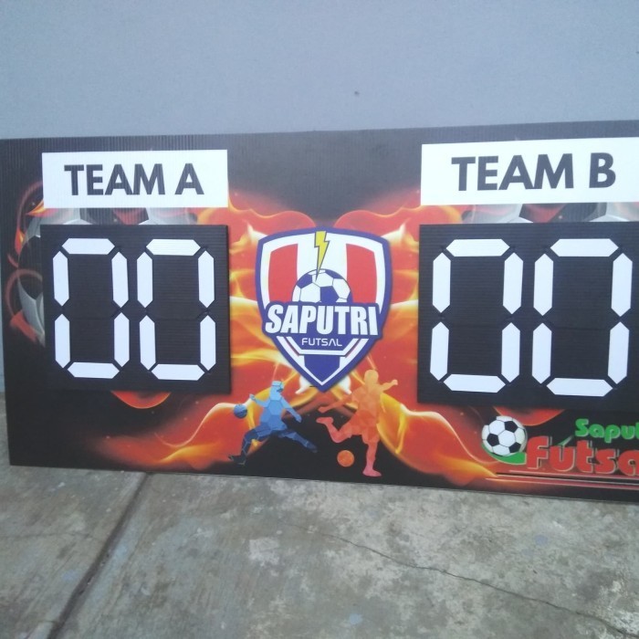 Jual Scoring Board Futsal Manual Custom / Papan Skor / Score Board ...