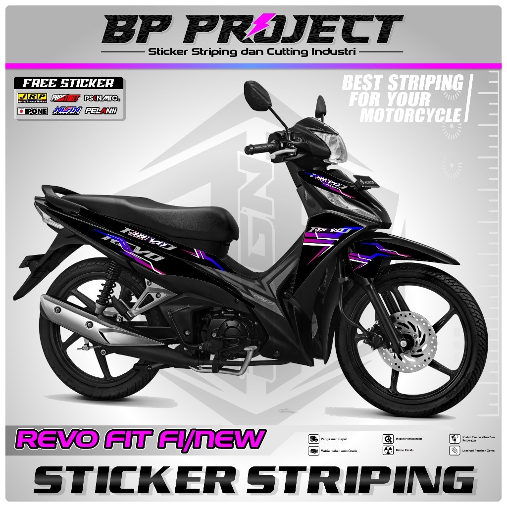 Jual STICKER STRIPING REVO FIT NEW / REVO FIT INJEKSI LIST VARIASI ...