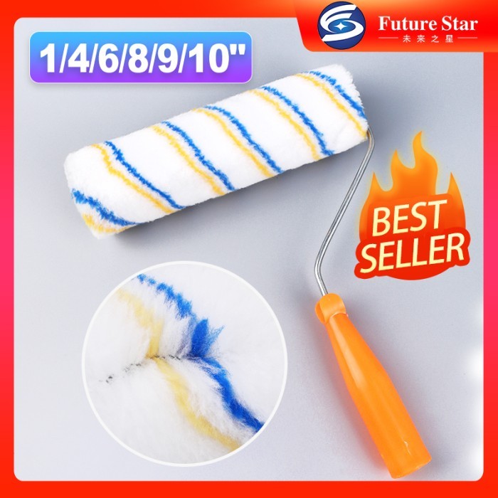Jual Kuas Roll Cat Tembok Dinding 1/4/6/8/9/10" Inch Paint Roller Alat ...