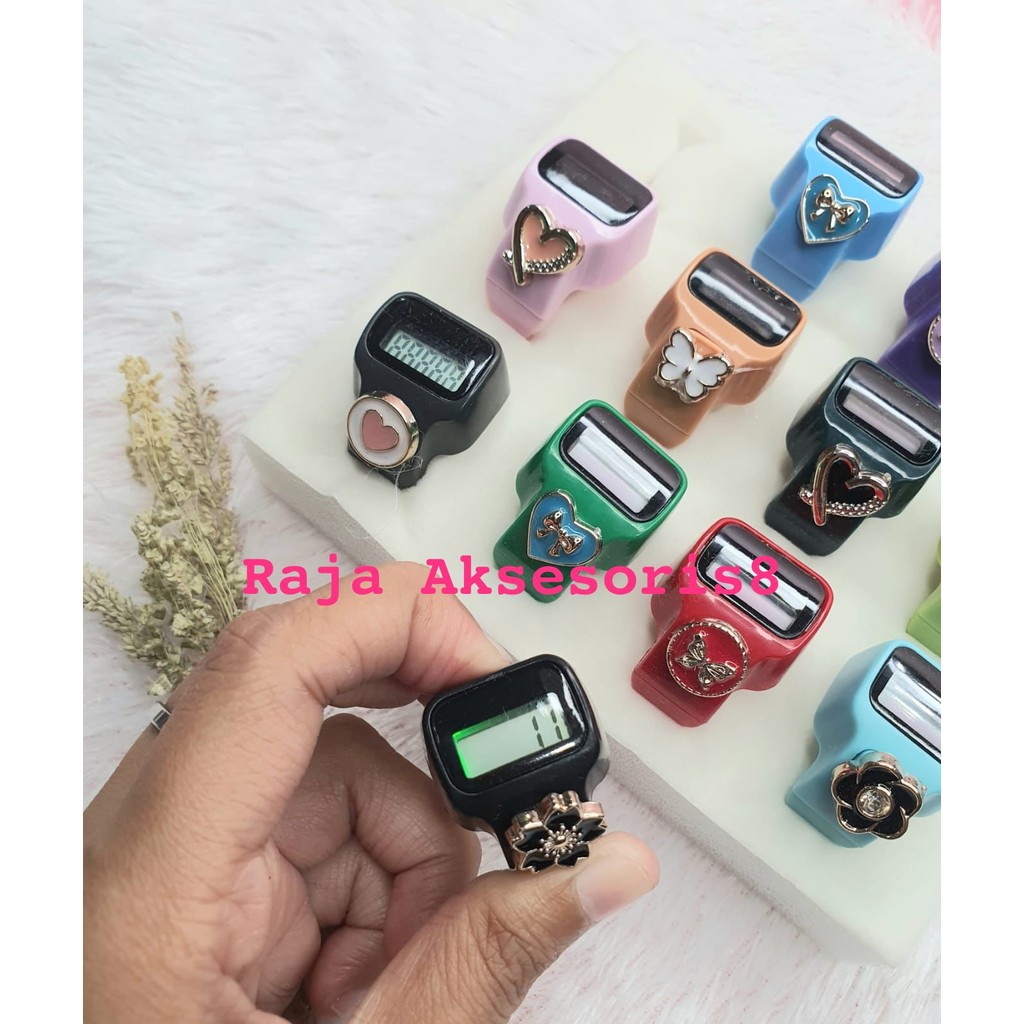 Jual Tasbih Digital Cincin Led Dan Non Led Bermotif / Tasbih Digital ...