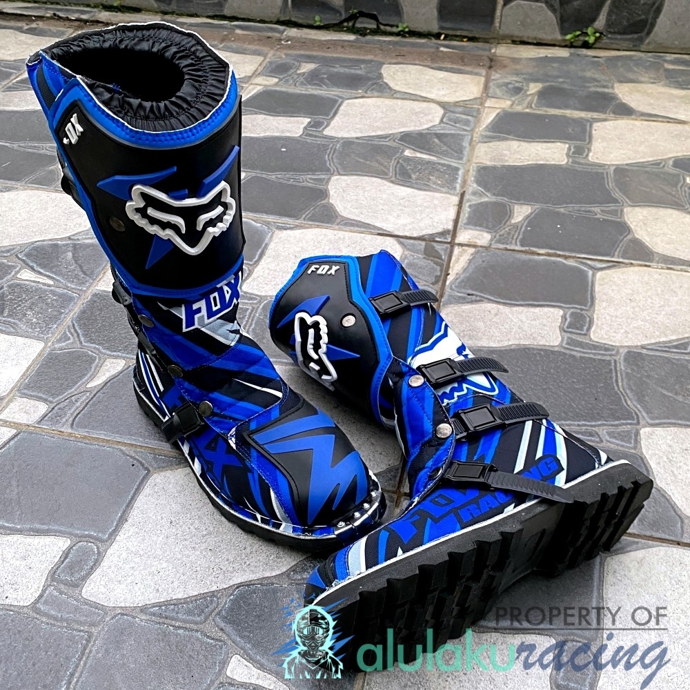 Jual Sepatu Motocross Trail MX Enduro Fullprint with Safety Protector ...