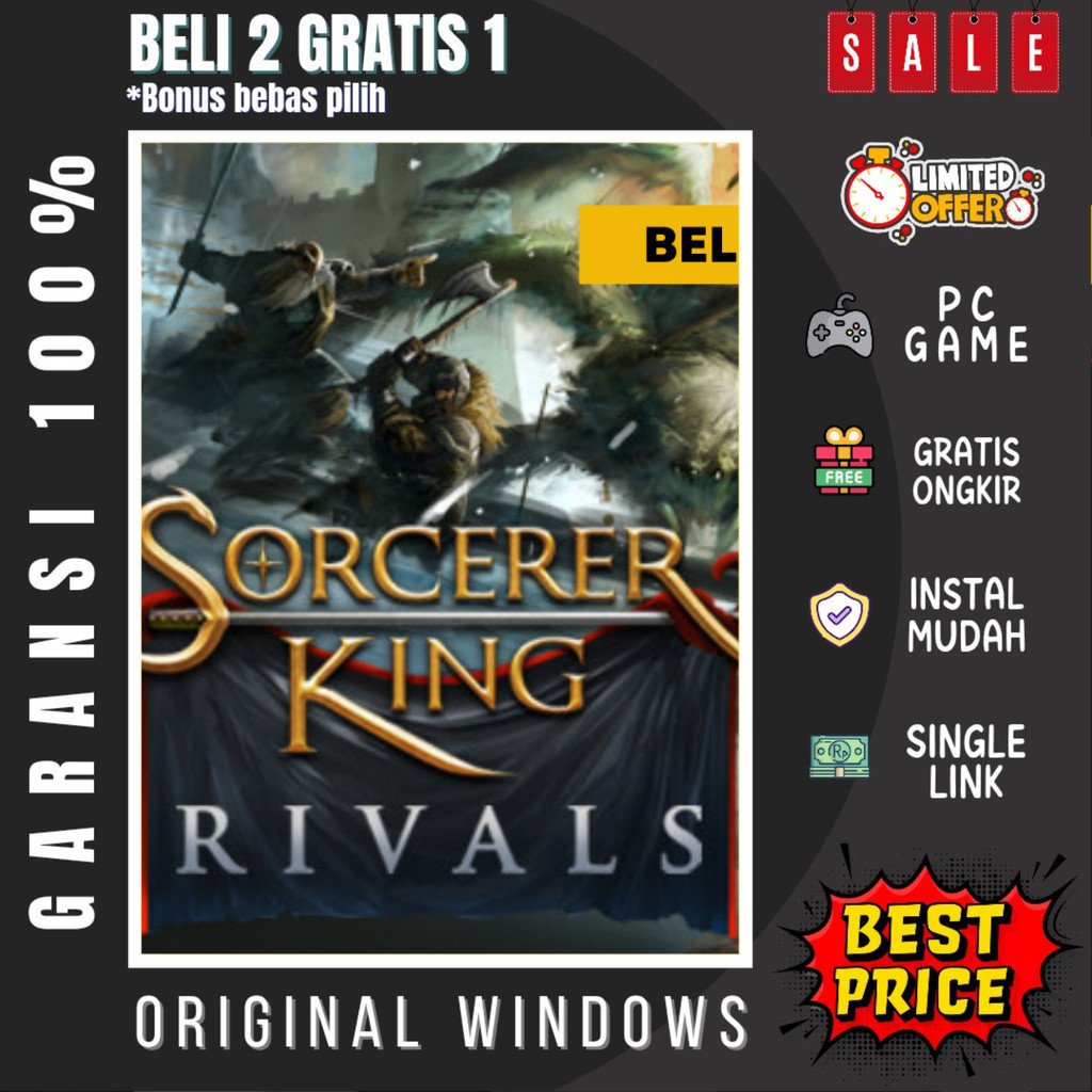 Jual SORCERER KING RIVALS - GAME PC - GAME LAPTOP - PC GAMES - BELI 2 GRATIS 1 - ORIGINAL ...