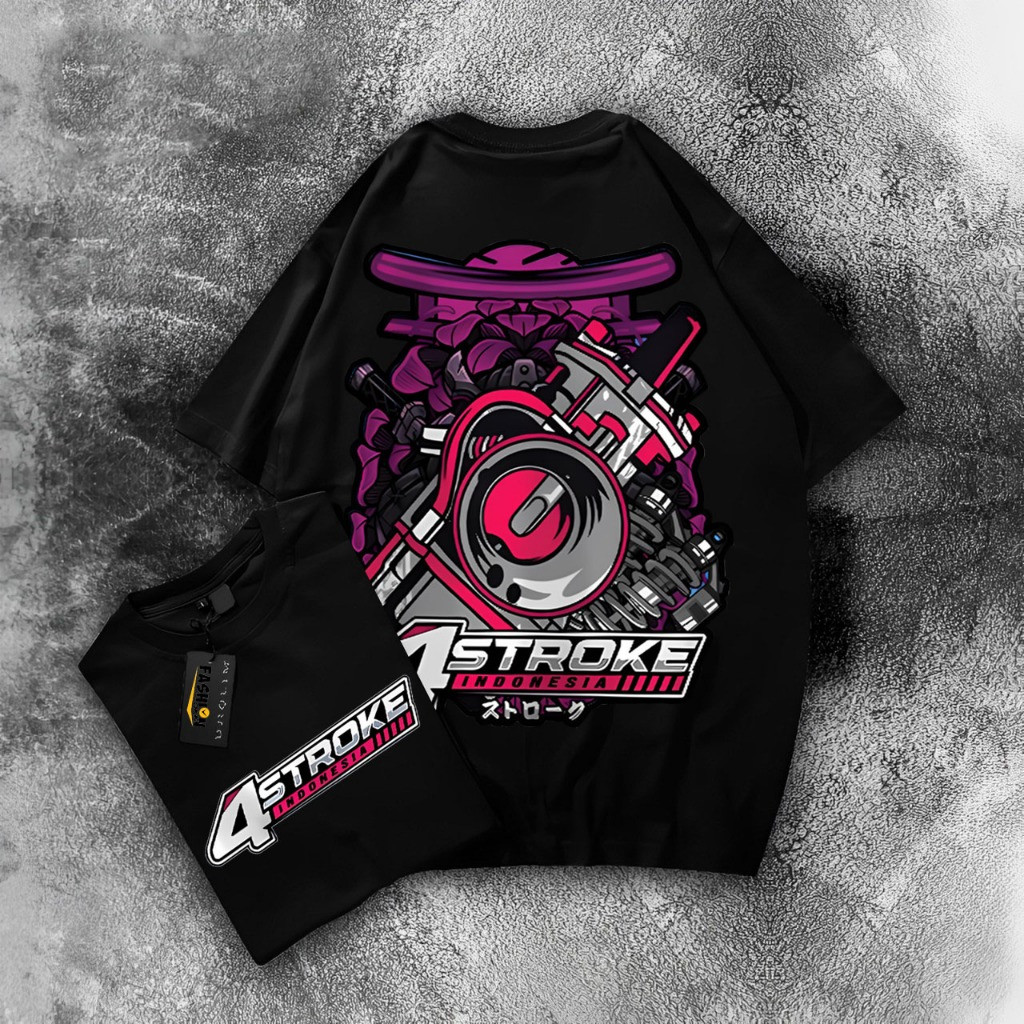 Jual KAOS 4 STROKE BAJU PREMIUM COTTON COMBAD 24S KAOS RACING ATASAN ...