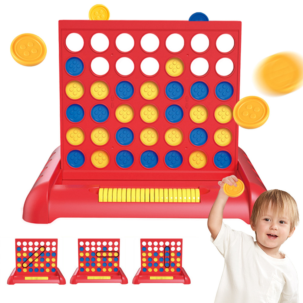 Jual Four in A Row Game Children Thinking Training Puzzle Classic Toys ...