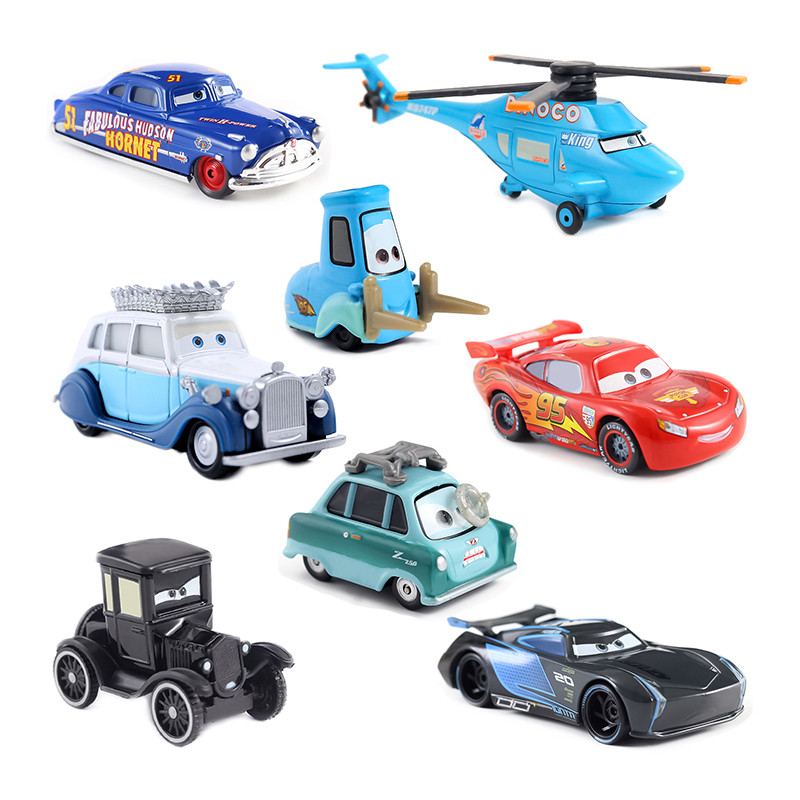 Jual Disney Figures The King Helicopter Pixar Cars Doc Hudson Lightning ...