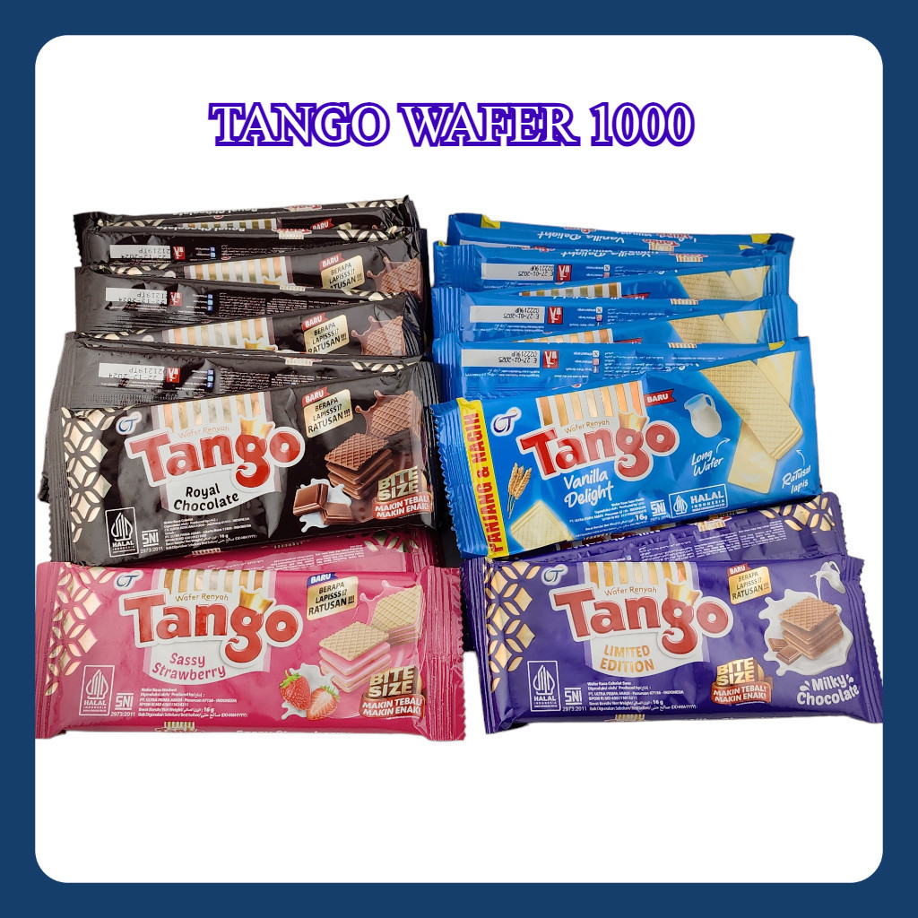 Jual Tango 1000an Mini Wafer RENCENG - 1 PAX ISI 10 bks x 16gr | Shopee ...
