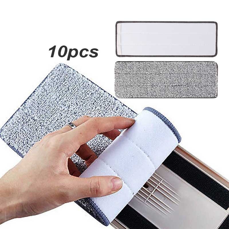 Jual 10pcs/Set Refil Mop Microfiber Plat Fiber Kain Pel Mop Refill ...