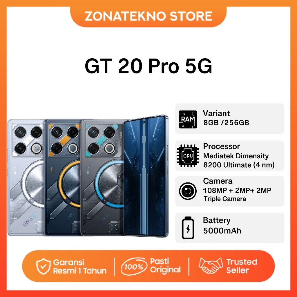 Jual Handphone Infinix GT 20 Pro 5G NFC | Shopee Indonesia