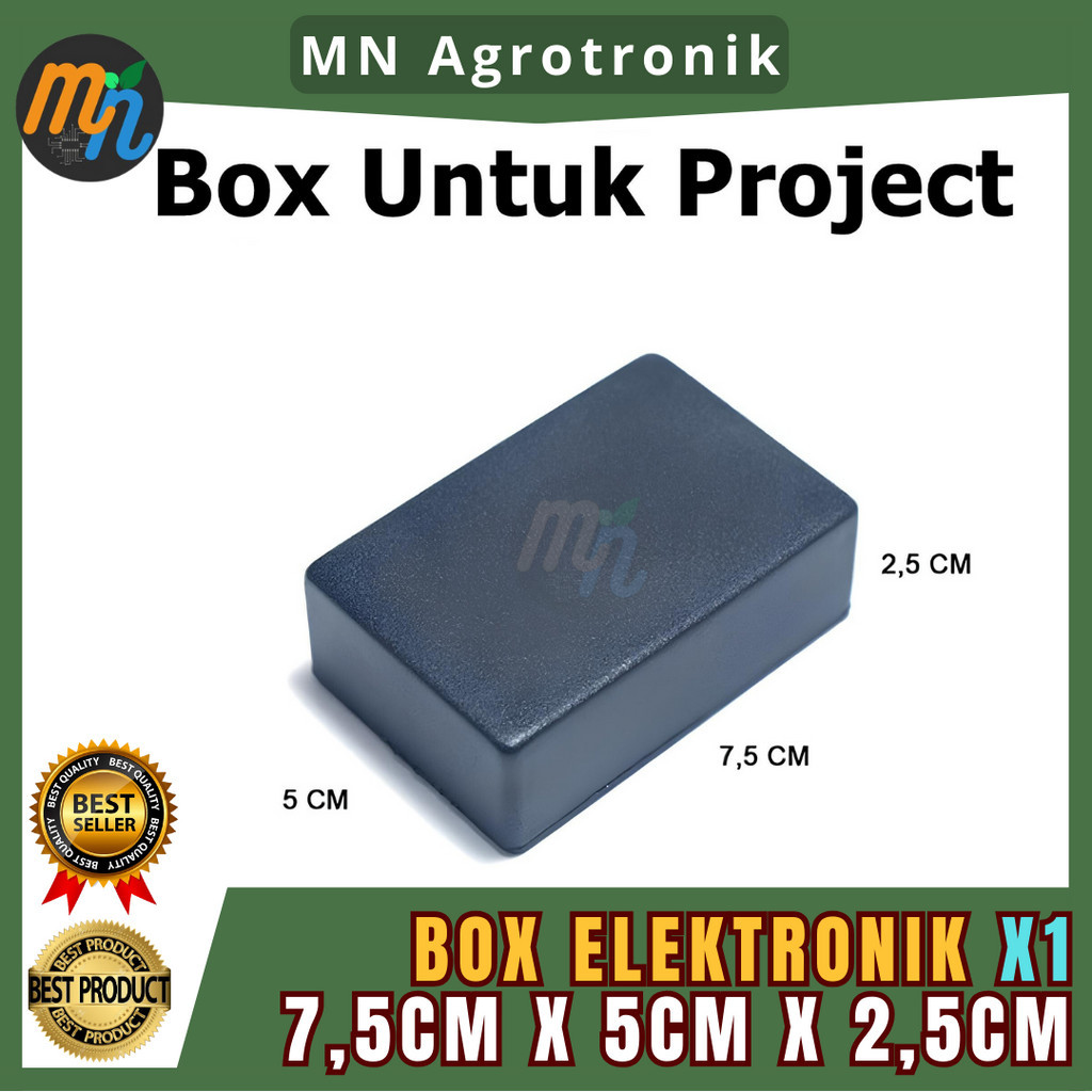 Jual BOX X1 7,5x 5x2,5CM KOTAK ELEKTRONIK BOX ELECTRONIC RANGKAIAN ...