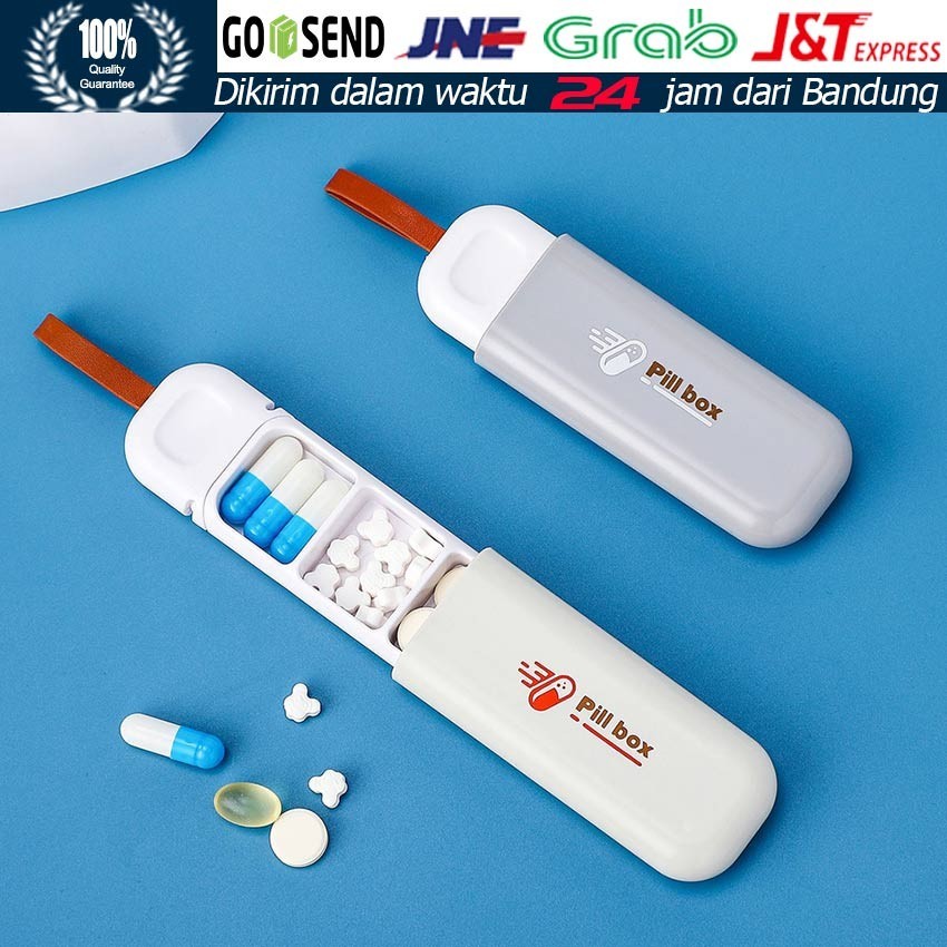 Jual Tempat Obat Portable Kotak / Obat 3 Sekat Kotak Serbaguna Kotak ...