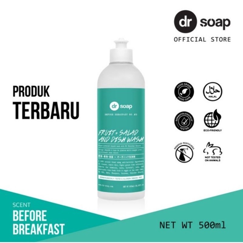 Jual Dr Soap Fruit, Salad & Dish Wash 500ml | Shopee Indonesia