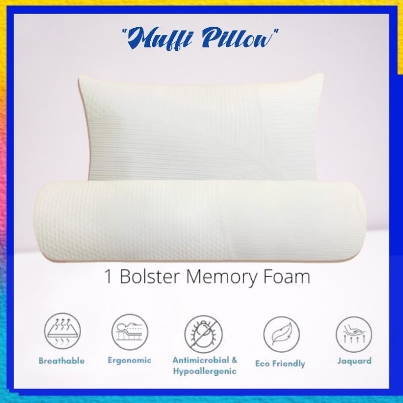 Jual Sepasang Bantal & guling Premium Original Memory Foam Full Busa ...