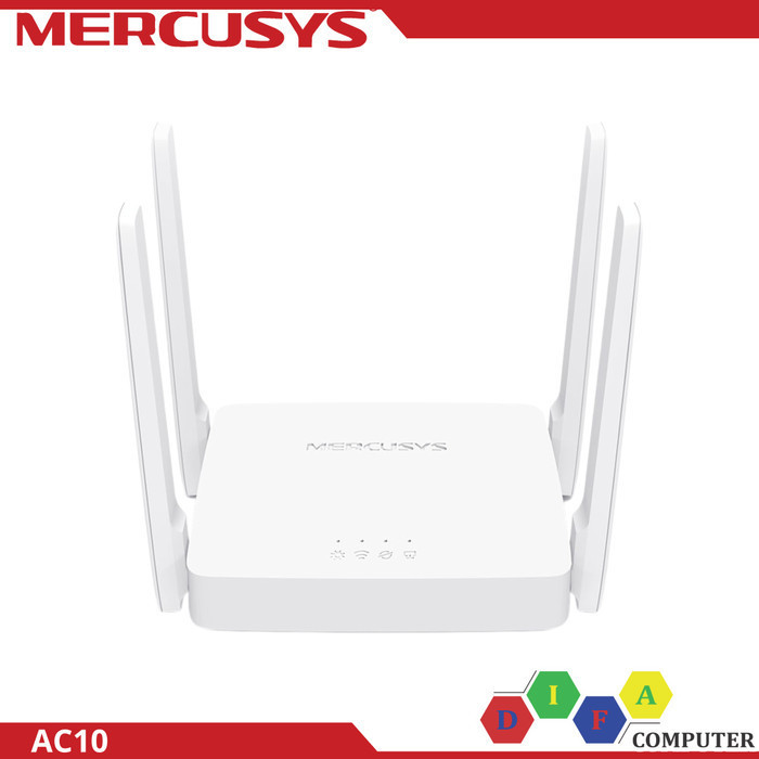 Jual Mercusys AC10 AC1200 1167Mbps Wireless Dual Band Router | Shopee ...