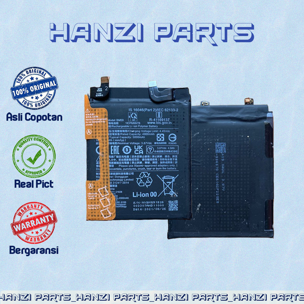 Jual BATERAI BATRE BATTERY BM59 XIAOMI MI 11T ORIGINAL 100% ASLI BARANG ...