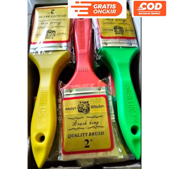 Jual Kuas Cat PVC Brush King 899 / Kuas Cat Gagang PVC Murah 899 3” | Shopee Indonesia