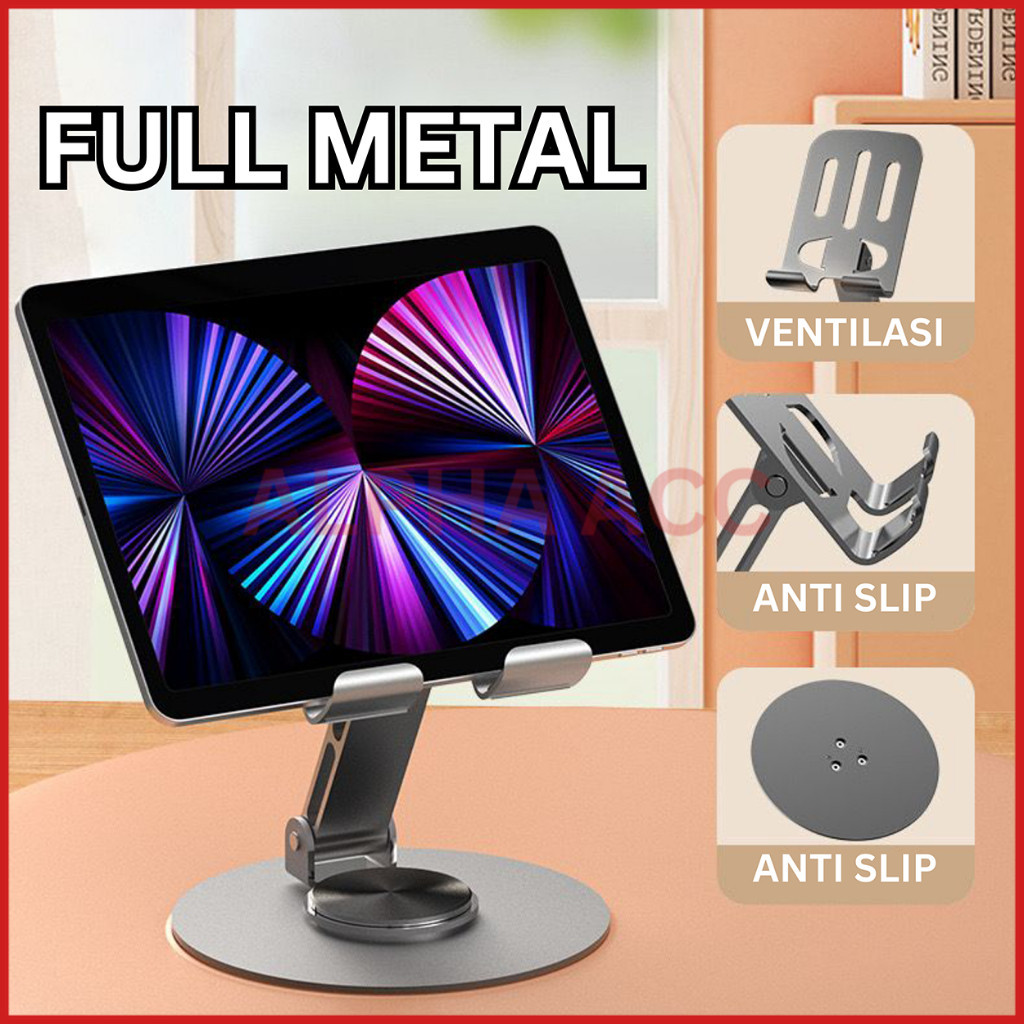 Jual Stand Phone Holder HP Tablet Putar 360 K72 Rotasi HP Tablet Ipad ...