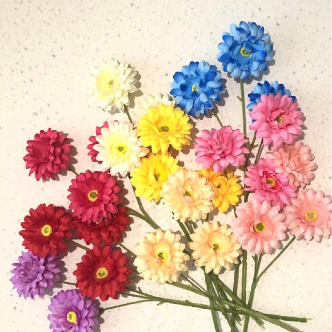 Jual Bunga Artificial Daisy Inggris 3 Kuntum 41cm | Shopee Indonesia