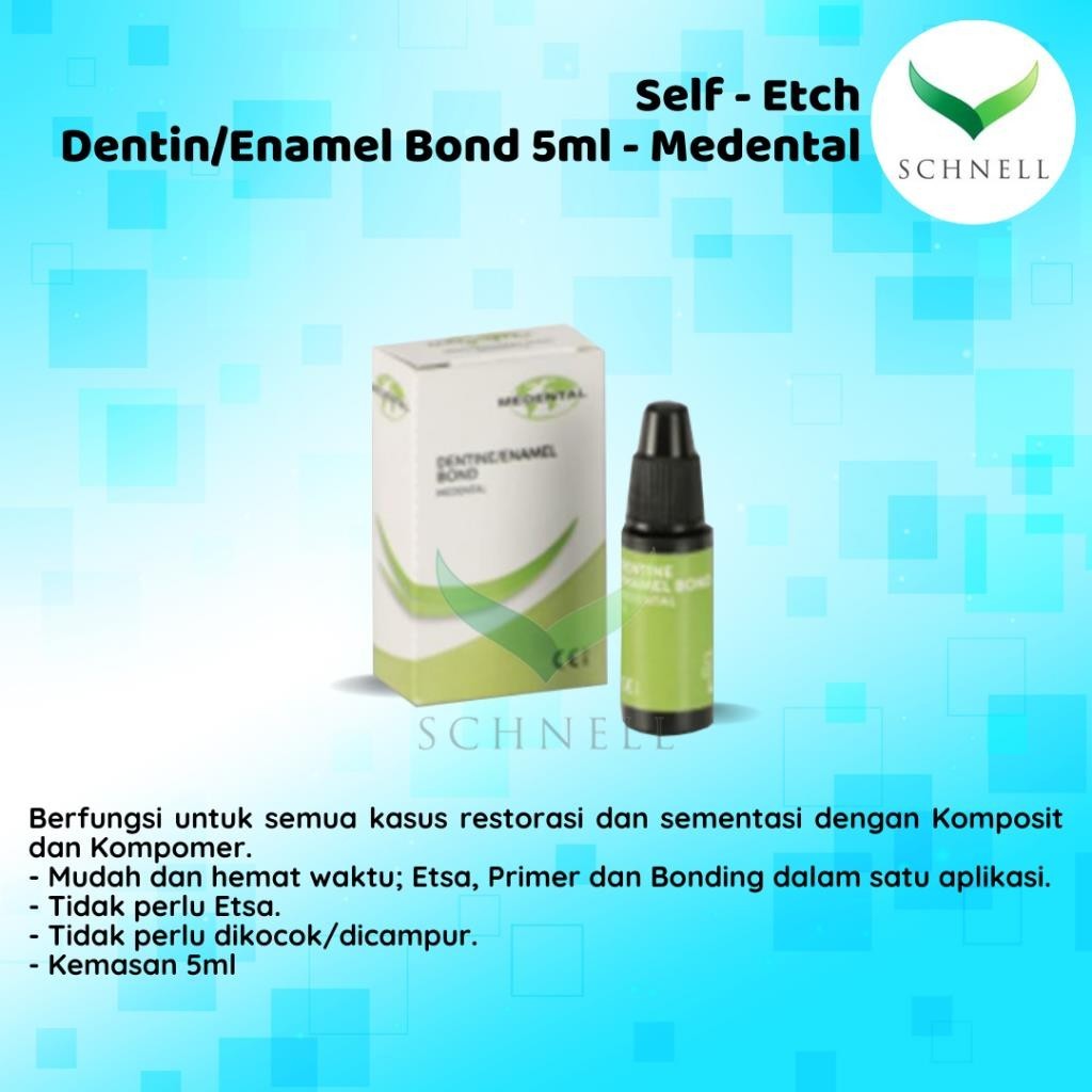 Jual Self Etch Etsa Etching Dentin Bond 5ml-Bonding Generasi 7-Medental USA | Shopee Indonesia