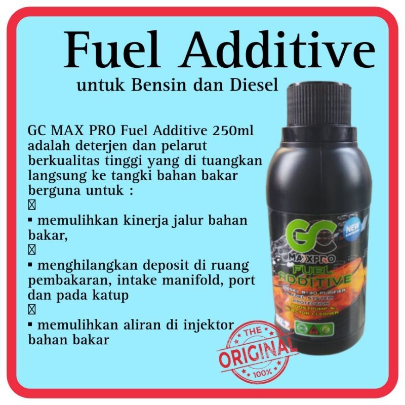Jual Jual Fuel Additive GC MAX PRO 250ml | Shopee Indonesia