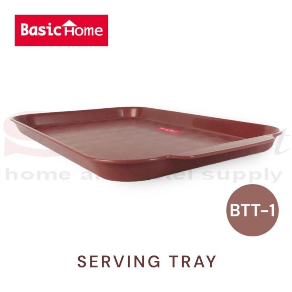 Jual BASIC HOME LION STAR BTT-1 HOREKA SERVING TRAY BROWN NAMPAN COKLAT ...