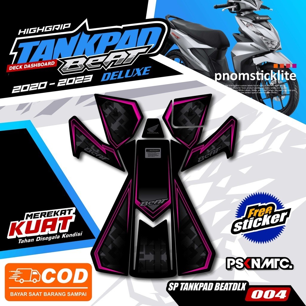 Jual Tankpad Beat Deluxe New 2020 2021 2022 2023 Striping Beat Sticker ...