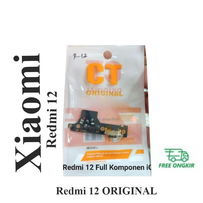 Jual Fleksibel Charger Redmi 12 ORIGINAL FULL KOMPONEN IC Flexible ...