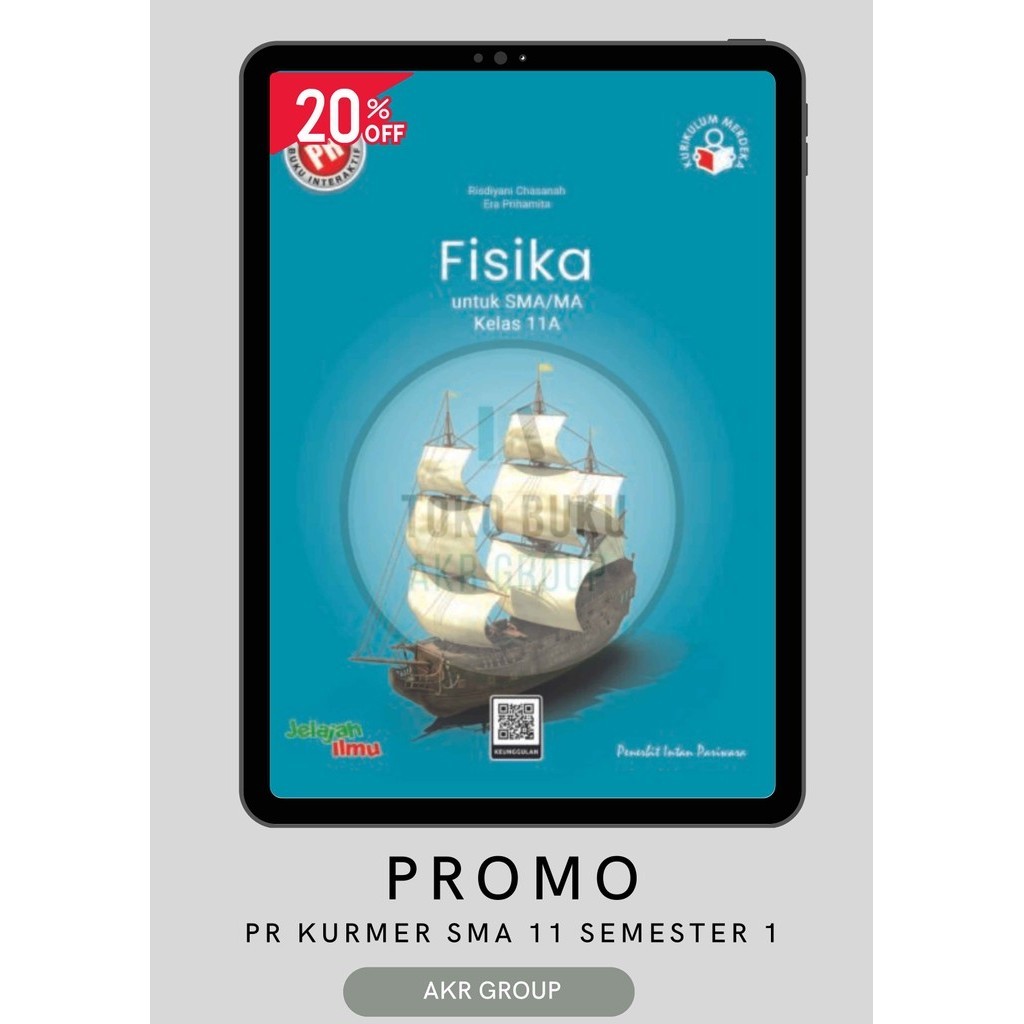 Jual Buku Pr/Lks Fisika Kelas 11/XI SMA/Ma Semester 1 Kurikulum Merdeka Intan pariwara Tahun ...
