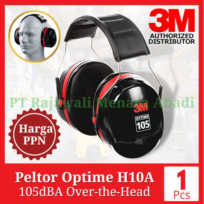 Jual 3M H10A Earmuff Peltor Optime 105dBA Safety Pelindung Telinga | Shopee Indonesia