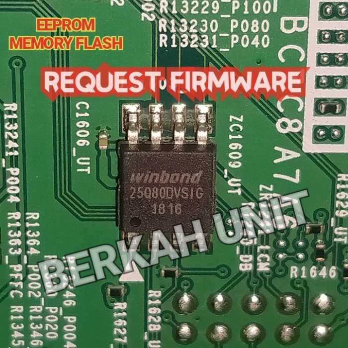 Jual winbond 25q40 25q80 25q32 25q64 25q128 3v isi firmware tv LED request - W25Q80 1MB THE BEST ...