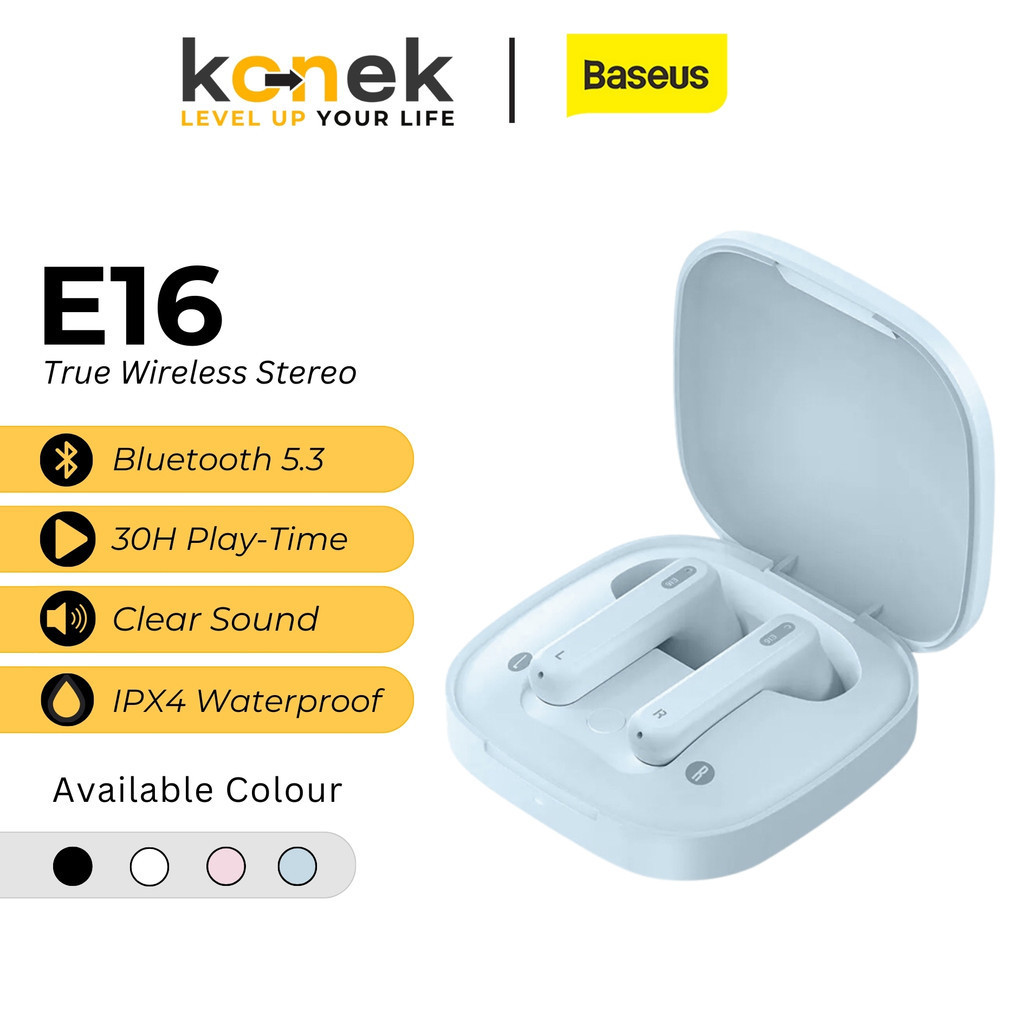 Jual Baseus Bowie E16 True Wireless Bluetooth Earphone TWS Mini Earbuds ...