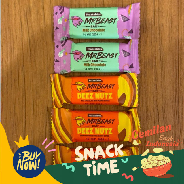 Jual Special Diskon LIMITED EDITION! MrBeast Feastables Chocolate 10gr ...