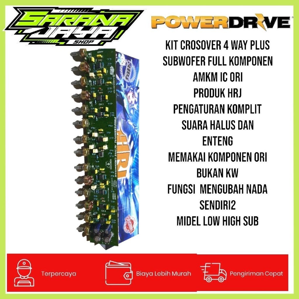 Jual kit CROSSOVER 4 WAY+Subwoofer Frequency Full MKM IC ORI | Shopee ...