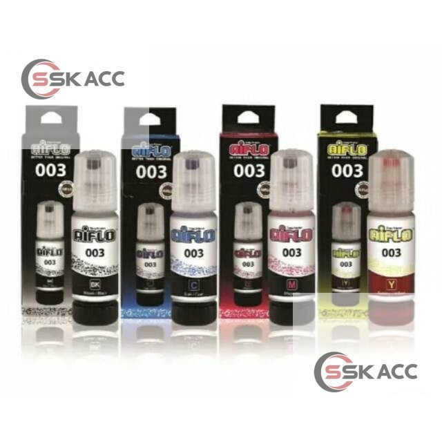 Jual Tinta AIFLO Epson 003 70ml untuk Printer L1110 L3110 L3150 SSKACC ...