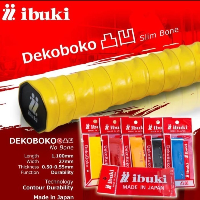 Jual Grip Badminton IBUKI Japan DEKOBOKO Original -MNB23 | Shopee Indonesia