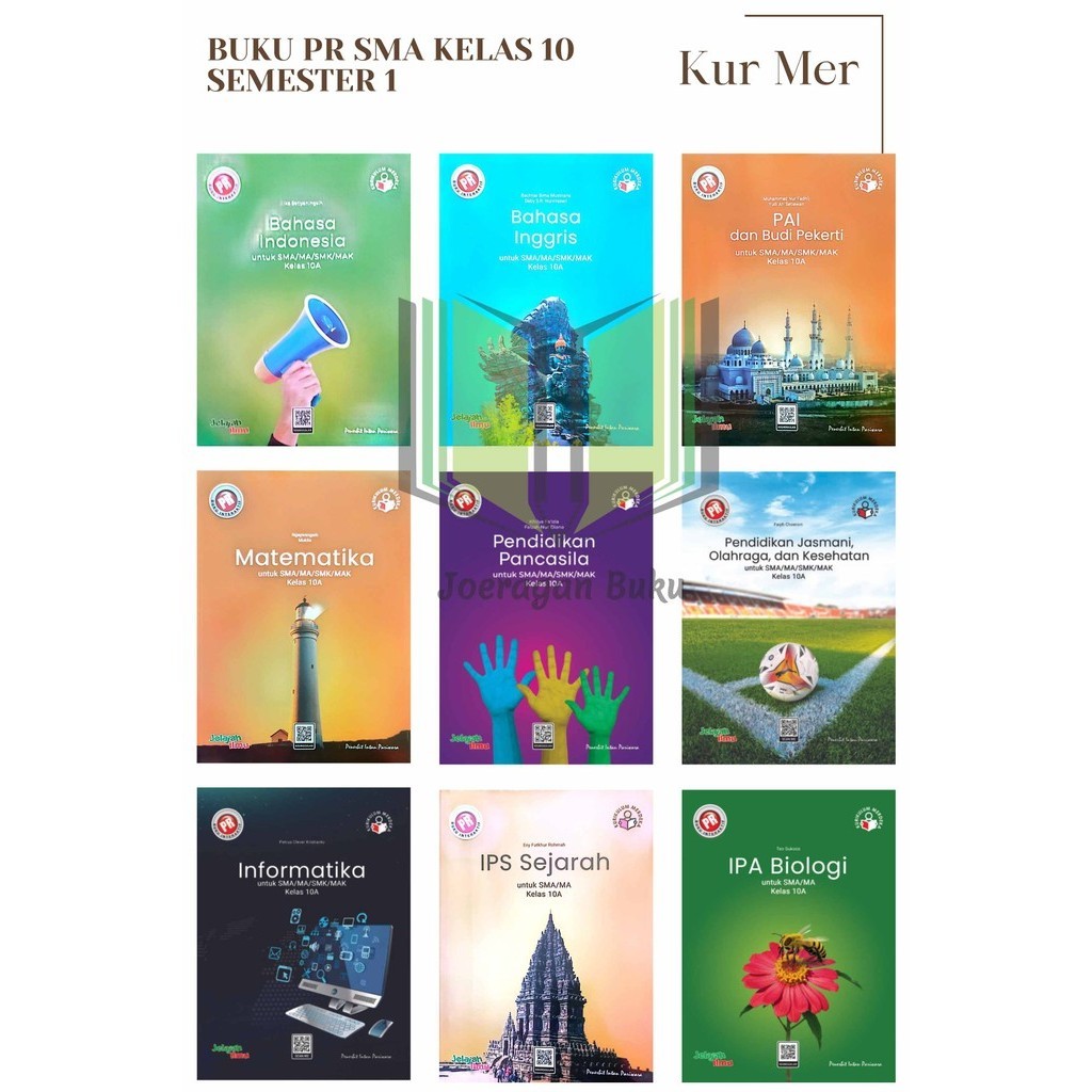 Jual Buku Pr/LKS SMA Kurmer Kelas 10/X Semester 1&2 Kurikulum Merdeka Intan pariwara Tahun 2024 ...