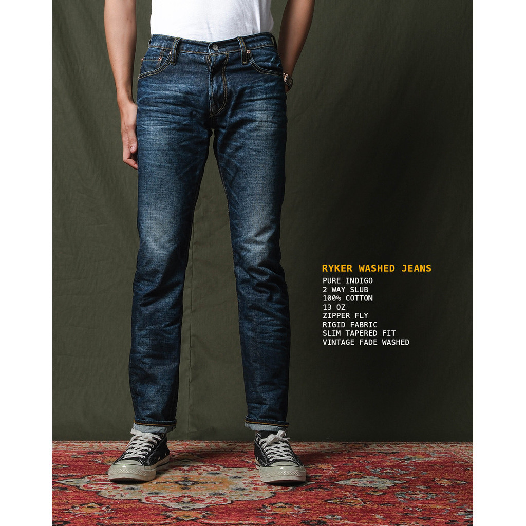 Jual Bespoke Project - Celana Jeans Ryker | Shopee Indonesia
