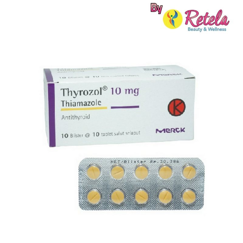 Jual THYROZOL 10MG 10 STRIP 100 TABLET | Shopee Indonesia