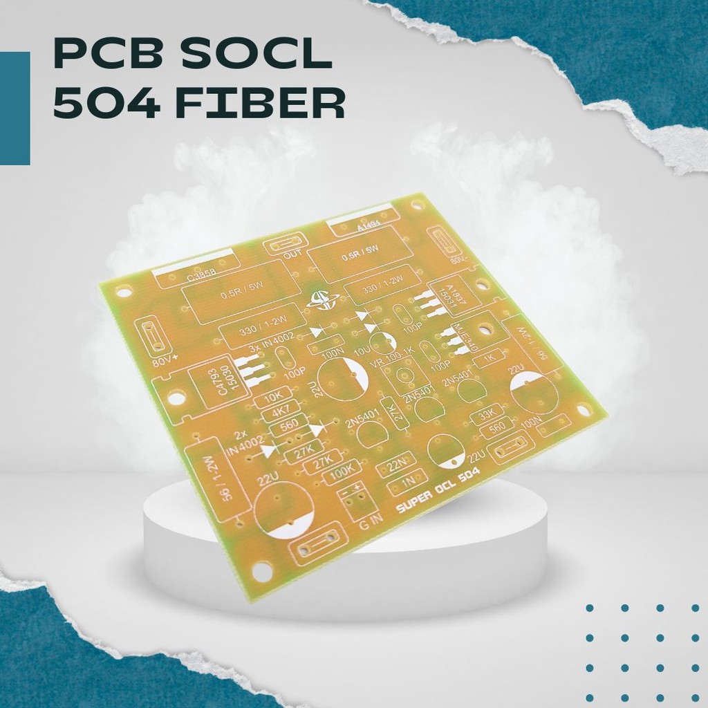 Jual PCB SOCL 504 Fiber – Papan PCB OCL 504 Berkualitas untuk Power Amplifier | Shopee Indonesia