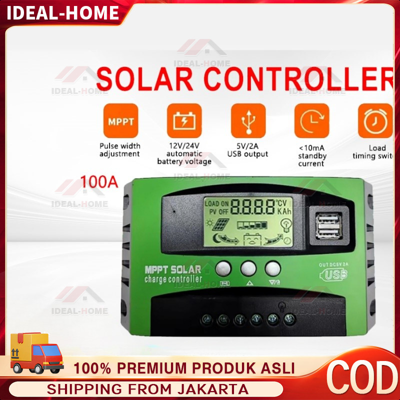 Jual Solar Charge Controller MPPT 2 USB/Solar Charger Controller MPPT Pengontrol CAS Surya 12V ...