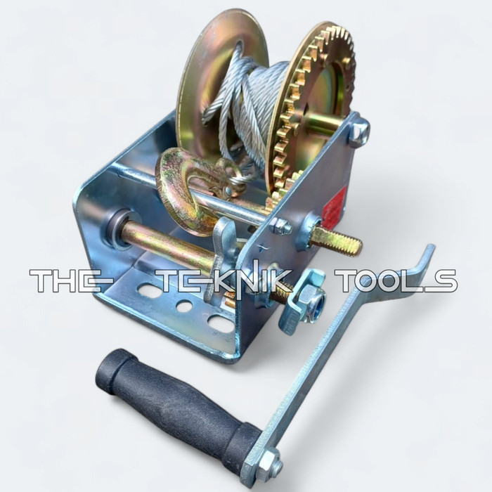 Jual Hand Winch 2000 Lb / Katrol Derek Manual 1 Ton x 10 Meter | Shopee ...