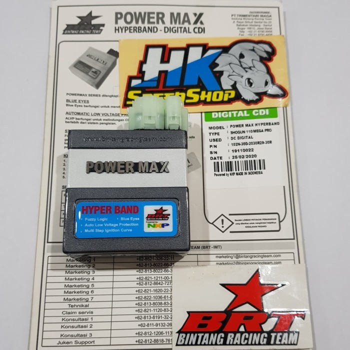 Jual CDI BRT POWER MAX HYPERBAND - SHOGUN 110/MEGA PRO | Shopee Indonesia