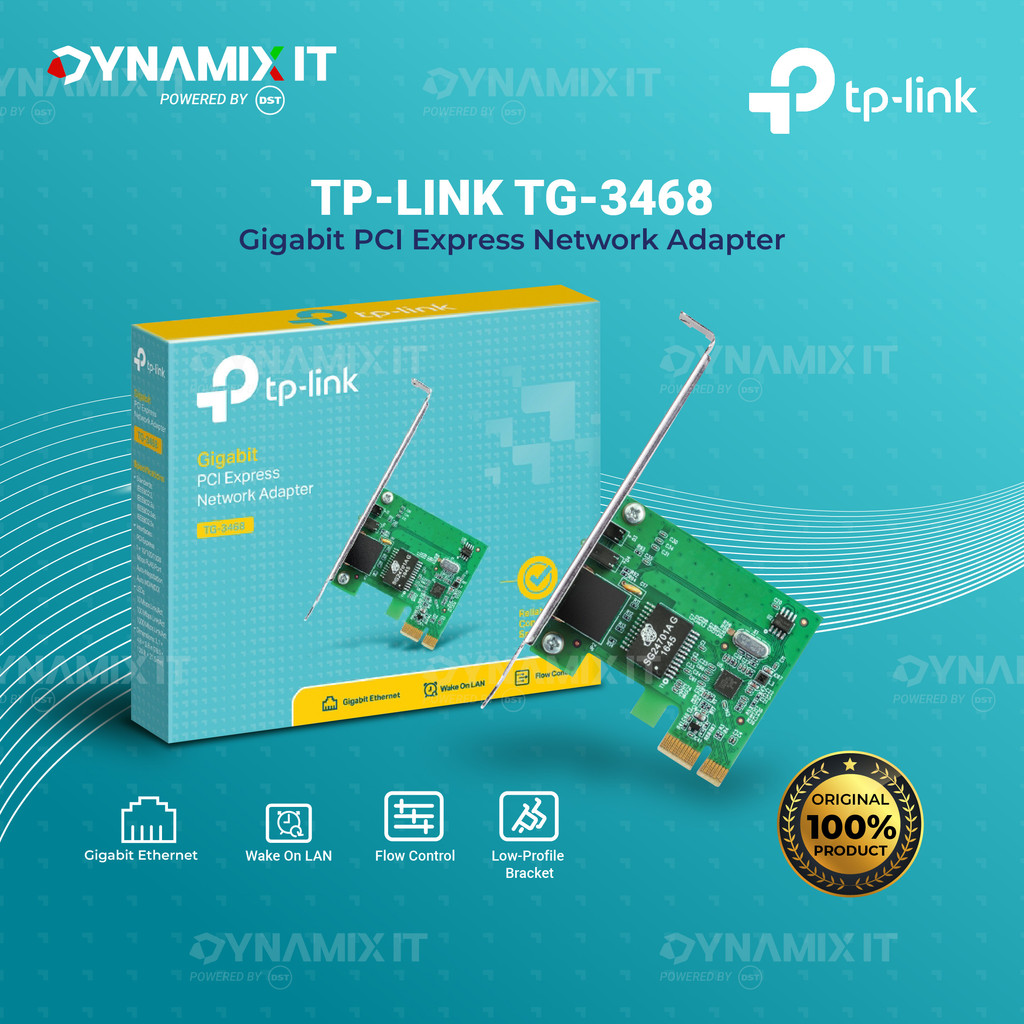Jual TP-Link / TPLink TG-3468 Gigabit PCI-E Network Adapter | Shopee Indonesia