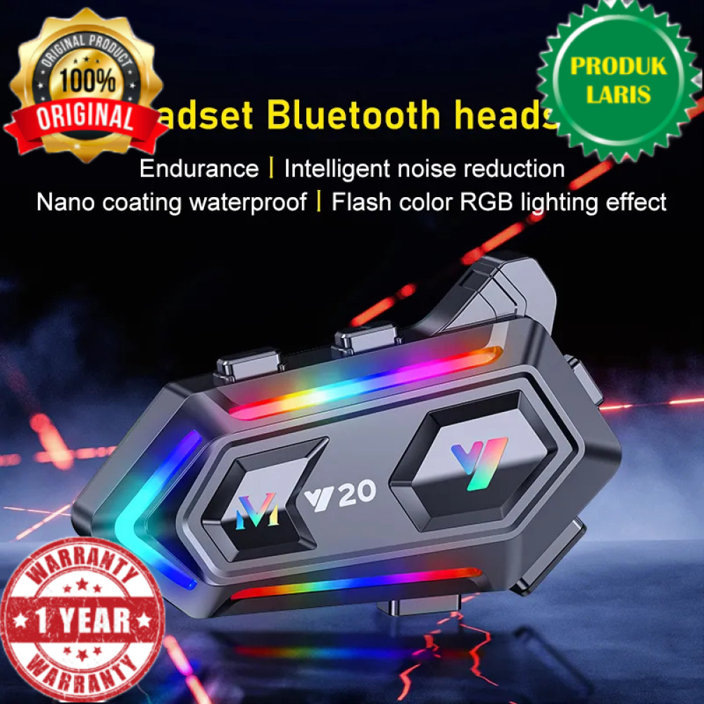 Jual Intercom Bluetooth Headset Helm To Wireless Hands Tahan Pro Music ...